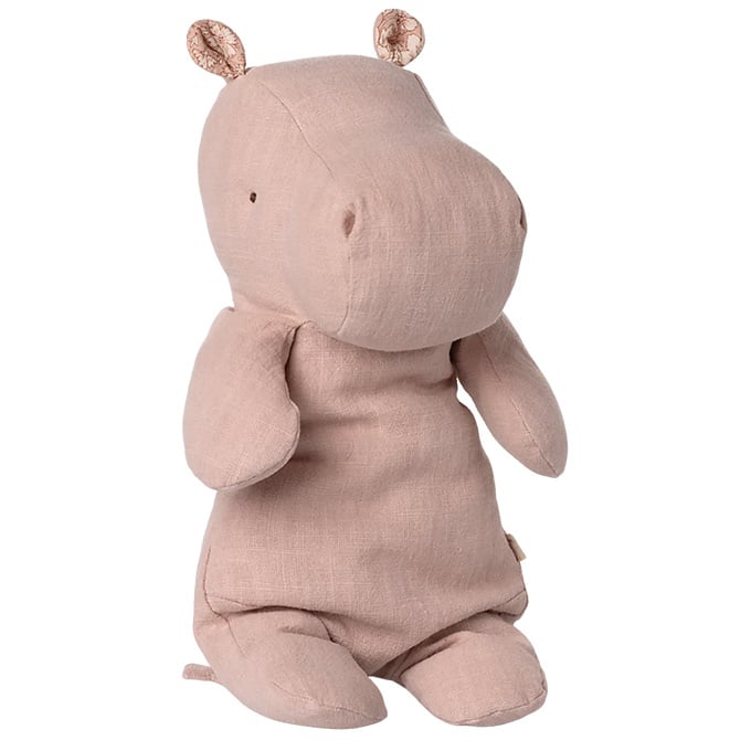 Maileg Knuffel Nijlpaard Safari Friends Medium Hippo, Lichtroze – Villa ...